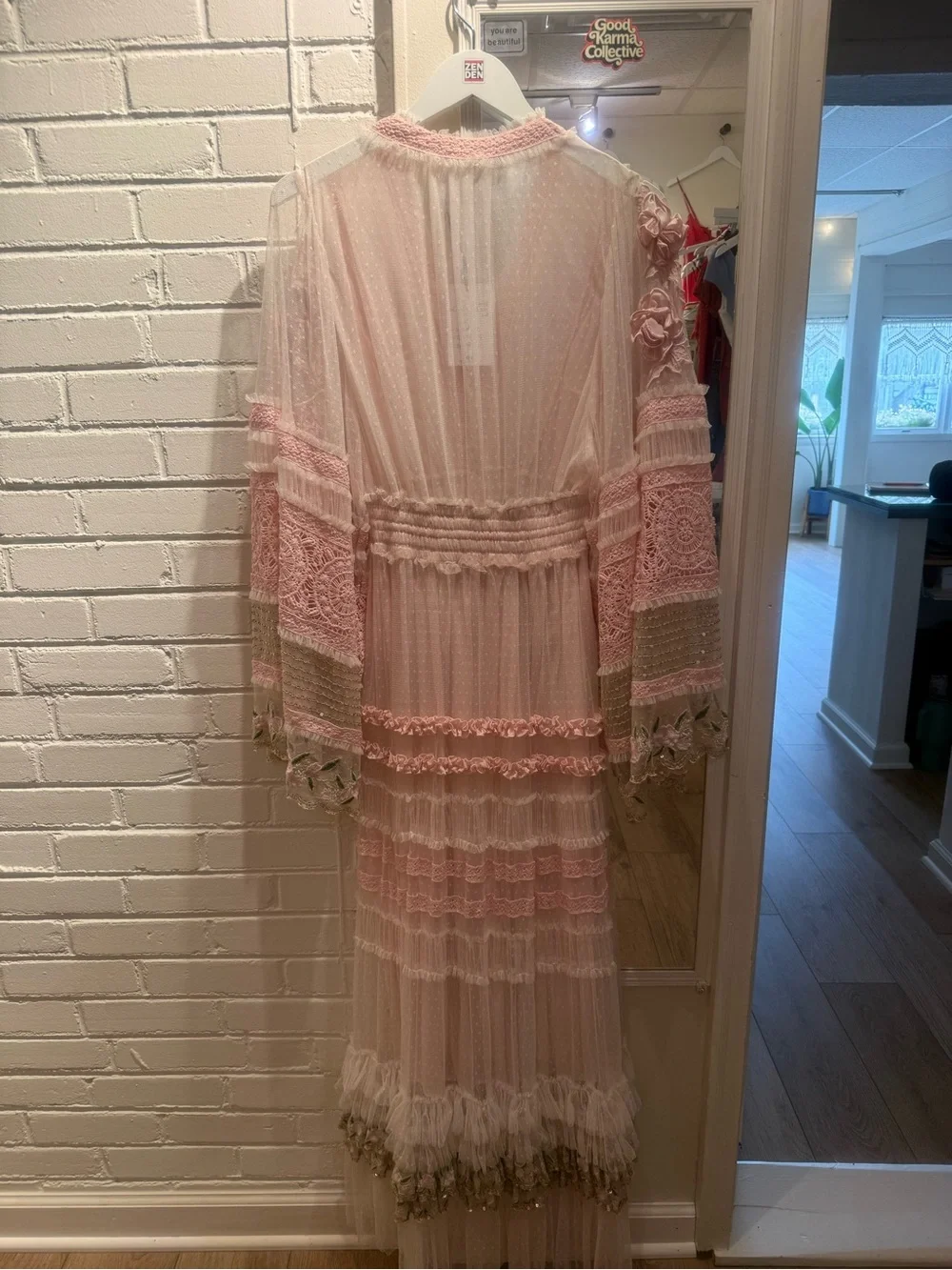 Fillyboo | Dresses | Fillyboo Soft Pink Lace Gorgeous Dress New With ...